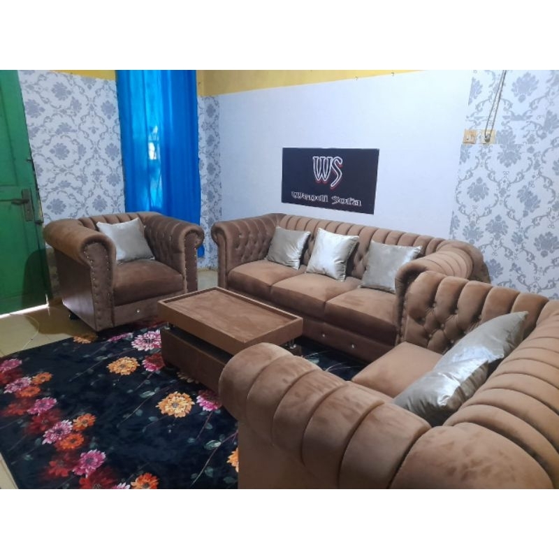 Jual Sofa Chesterfield (Kancing Seribu ) (nota) | Shopee Indonesia