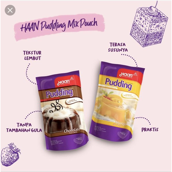 Jual Puding Haan Coklat dan Mangga 145 G | Shopee Indonesia