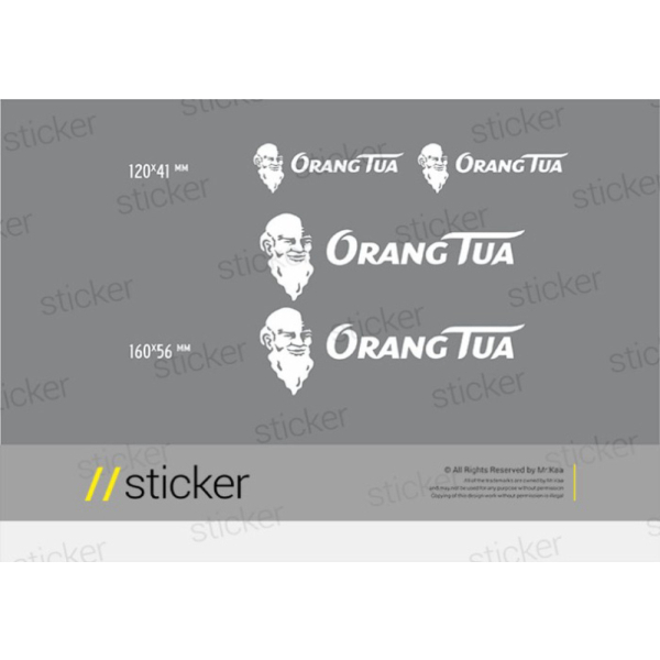 Jual PROMO Cap Orang Tua - Cutting Sticker Stiker Oracal LIMITED ...