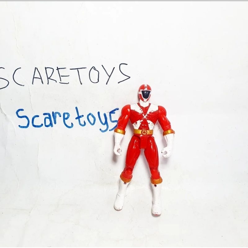 Jual Power Rangers lightspeed rescue Sentai Gogo five v red ranger ...