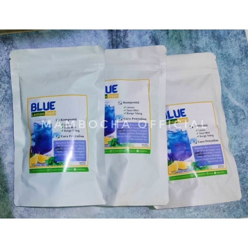 Jual BLUE LEMON FRESH TEA (TEH BUNGA TELANG LEMON SEGAR) | Shopee Indonesia