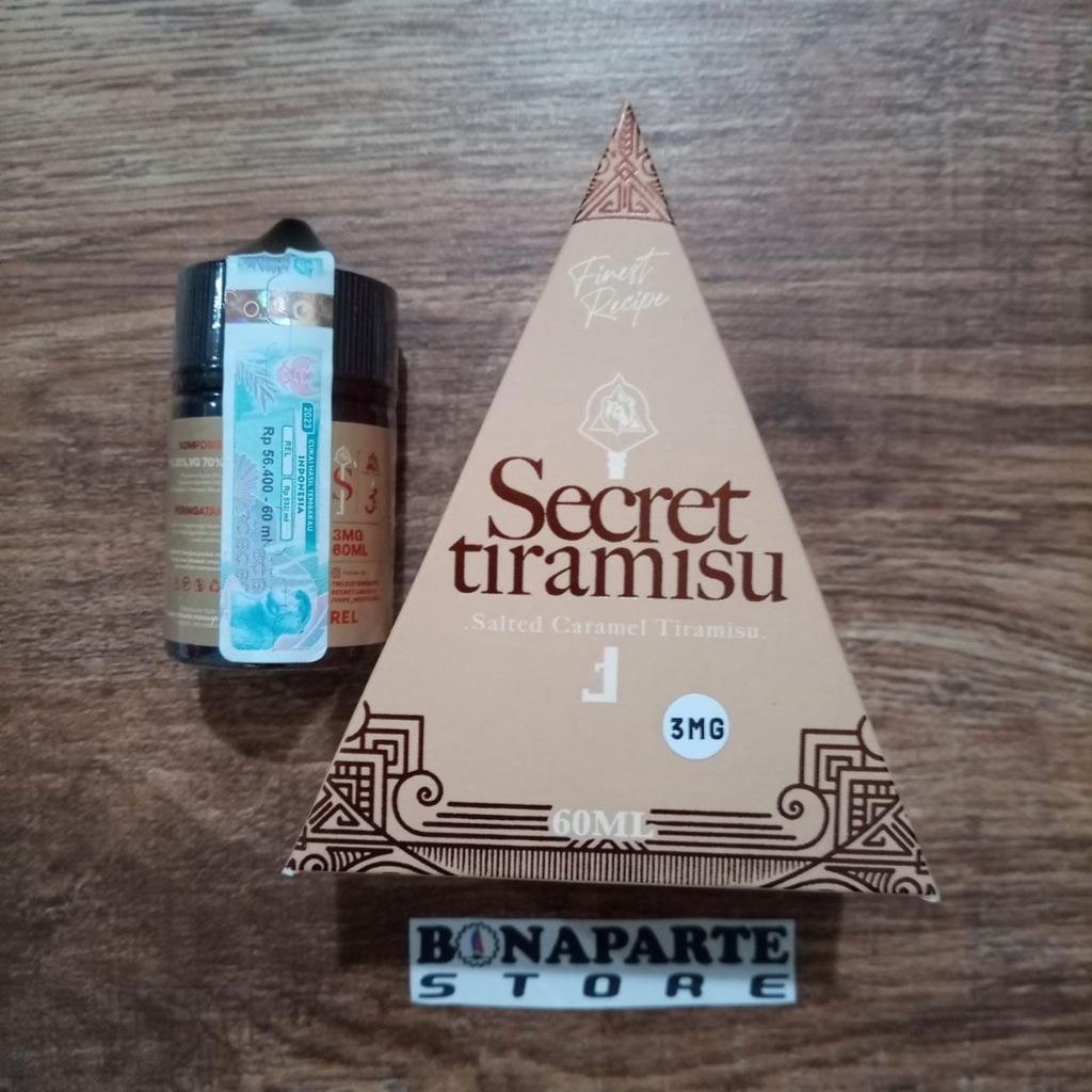 Jual LIQUID SECRET TIRAMISU 60ML 3MG By TRILOGY X JVAPE CUKAI 2023 ...