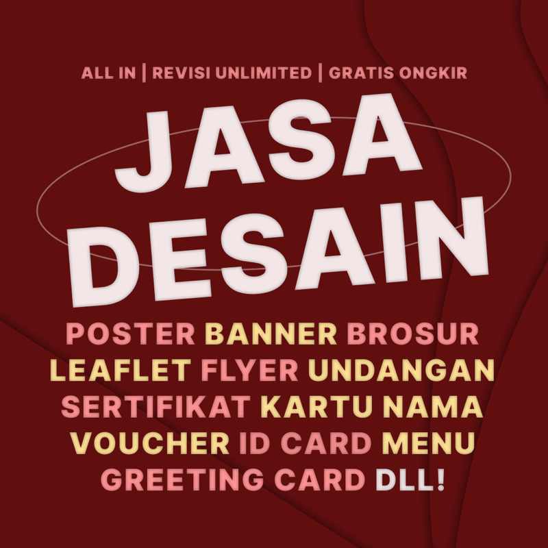 Jual Jasa Desain Apa Aja (Poster / Banner / Undangan / Sertifikat ...
