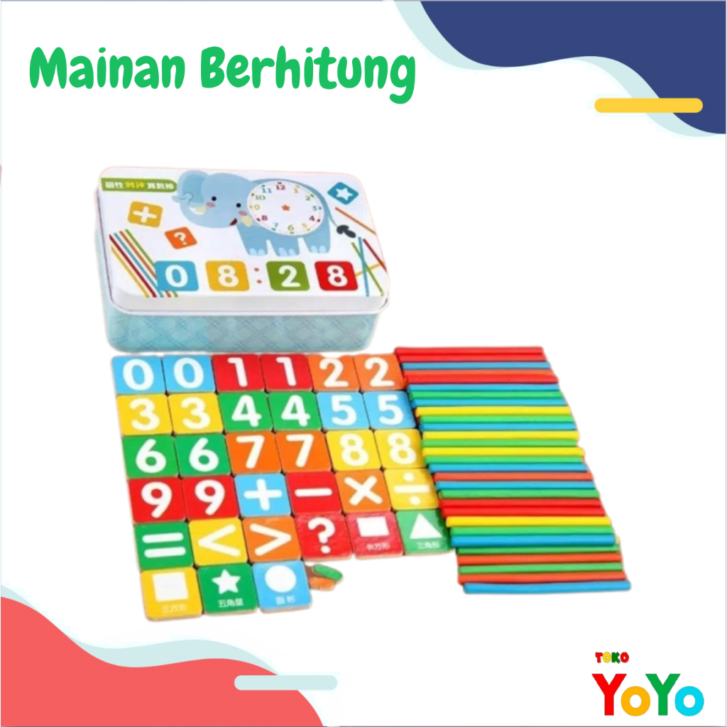 Jual BabyToys Mainan Edukasi Anak Bayi Puzzle Magnet Belajar Berhitung ...