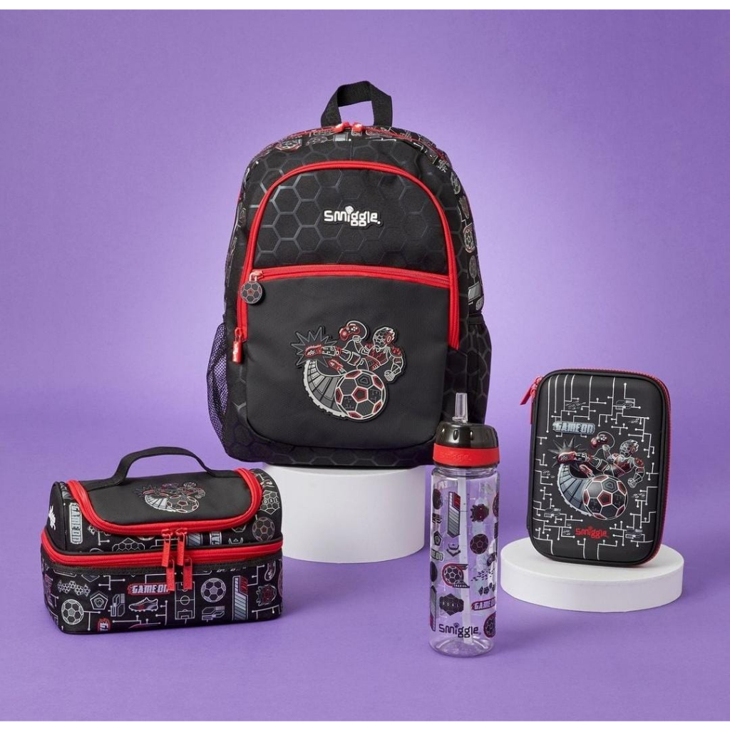 Jual Smiggle Rad Robot Classic Backpack and Lunchbag | Shopee Indonesia