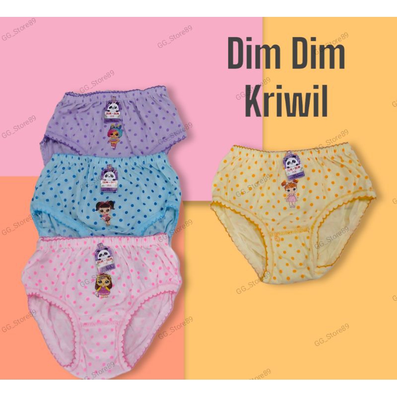Jual CD Anak perempuan murah / Celana Dalam anak murah DIMDIM KRIWIL ...