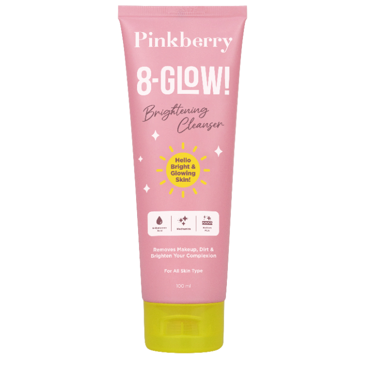 Jual PINKBERRY 8-Glow! Brightening Cleanser 100ml | Shopee Indonesia