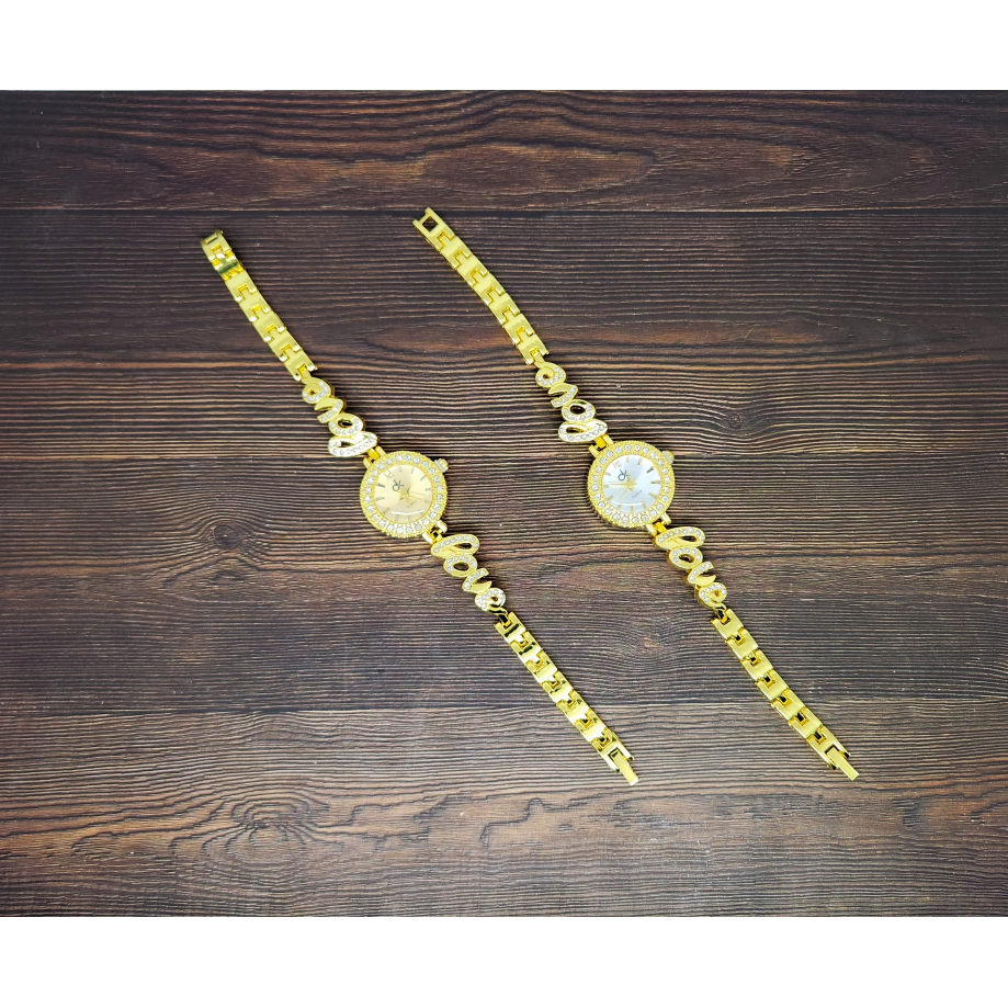 Jual JAM TANGAN GELANG RANTAI KECIL DK WARNA ROSEGOLD SLIM 541F/G/H ...