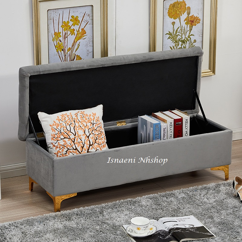 Jual Sofa Bench Kaki Besi Multi Fungsi-Bangku Ganti Sepatu Ruang Tamu ...