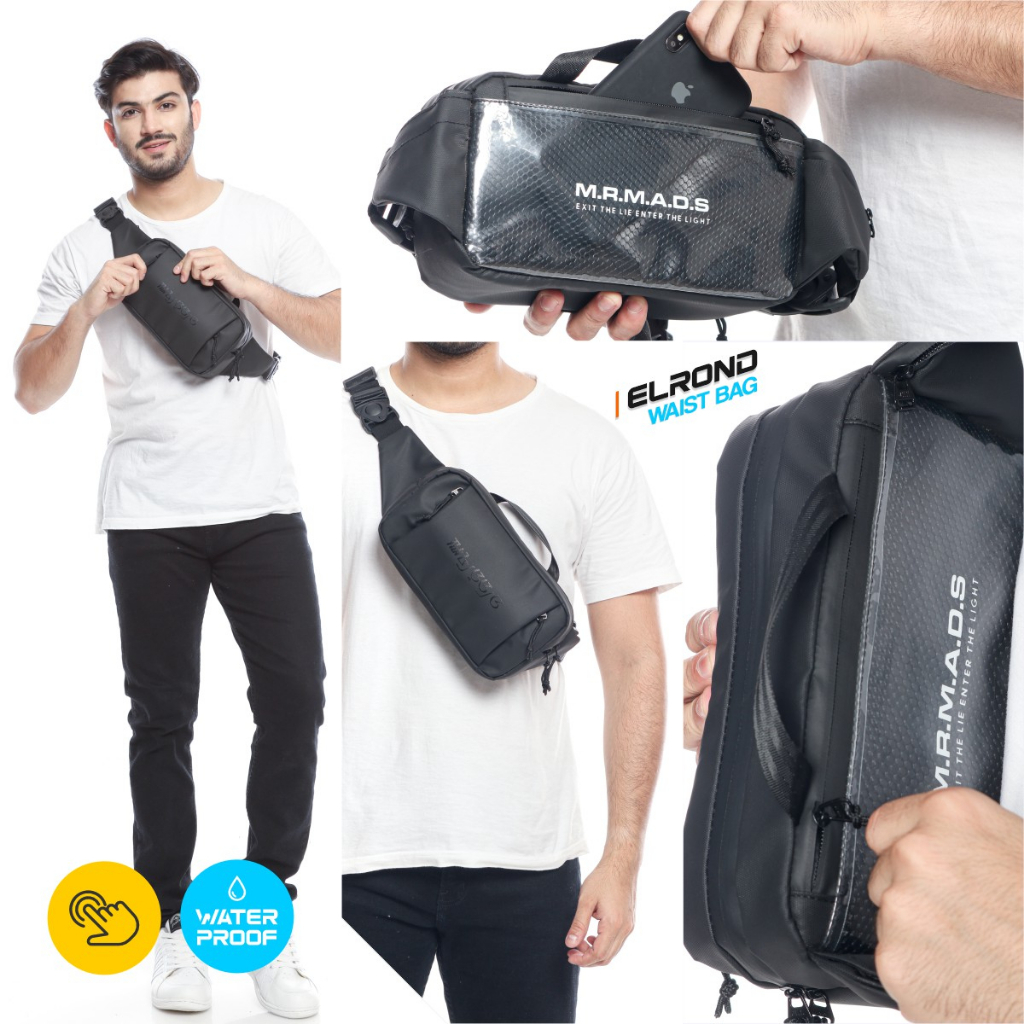 Jual Mr Mads - Waist Bag Pria "ELROND" - Tas Selempang Pria - Tas ...