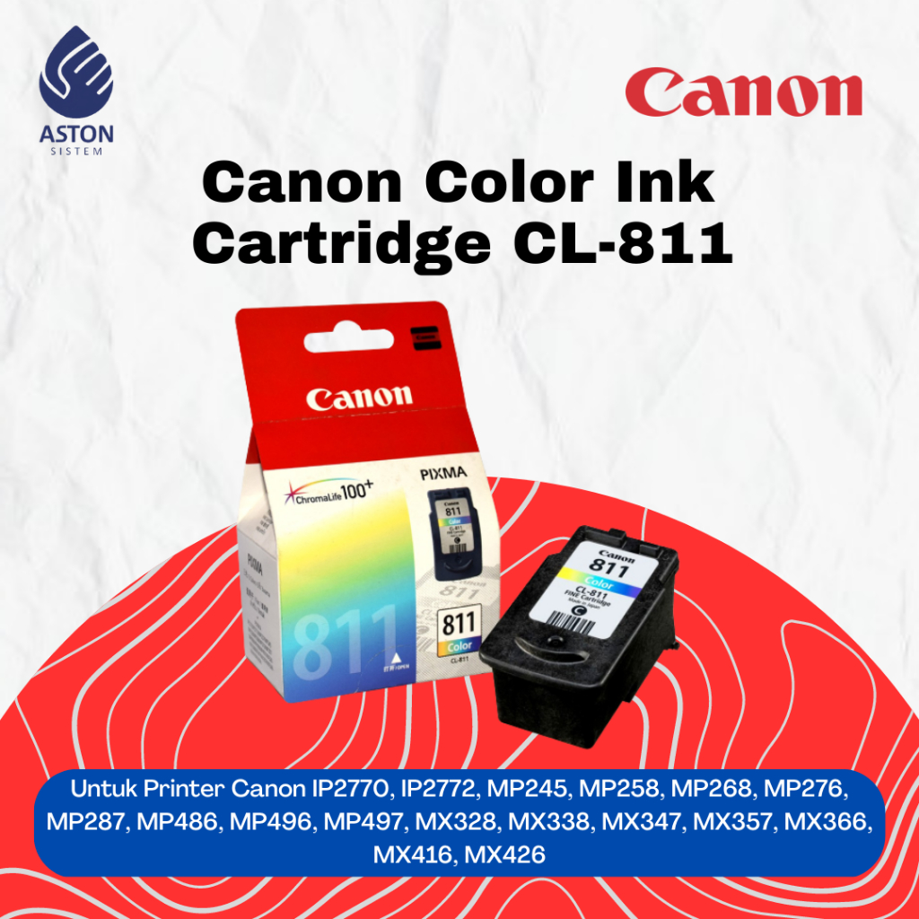 Jual Tinta Cartridge Printer Canon PG 811 Black 100% Original | Shopee ...