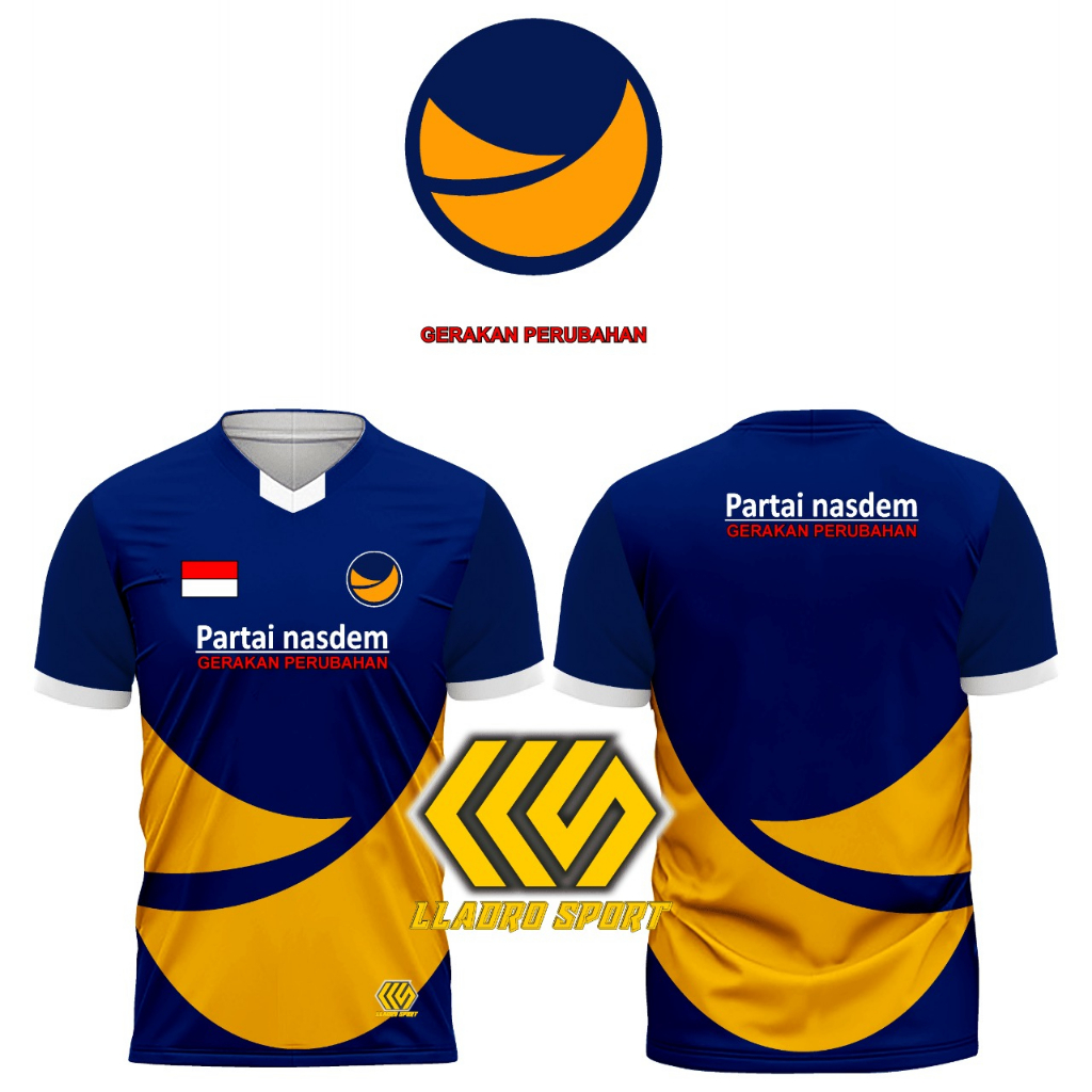 Jual Jersey Partai Nasdem Full printing Terbaru | Shopee Indonesia