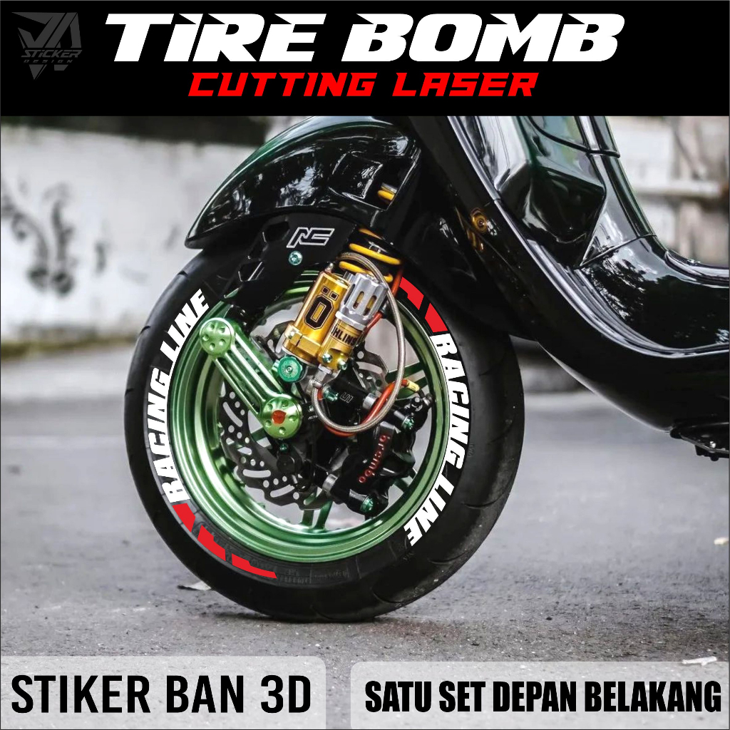 Jual Sticker Ban / Font Ban / Tire Bomb / 3D stiker ban Racing Line JP ...