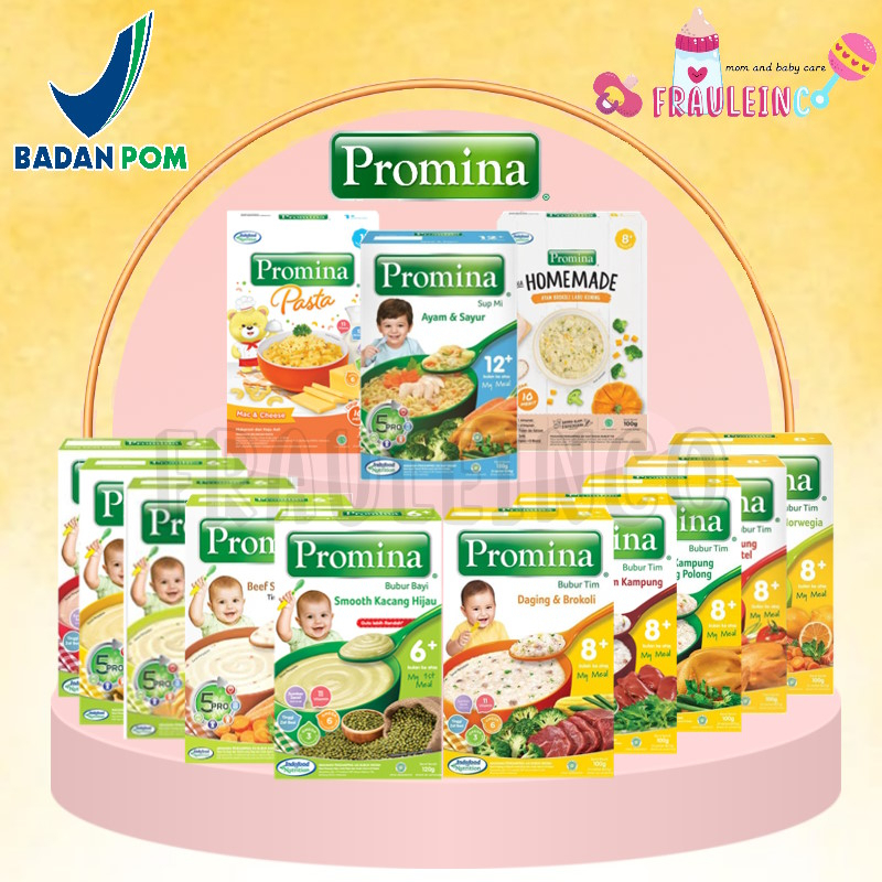 Jual *FRAULEINCO* Promina Bubur Bayi 120gr MPASI BAYI bubur tim bayi ...