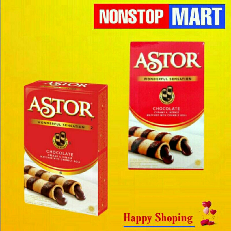 Jual ASTOR wafer stick chocolate 40gr | Shopee Indonesia