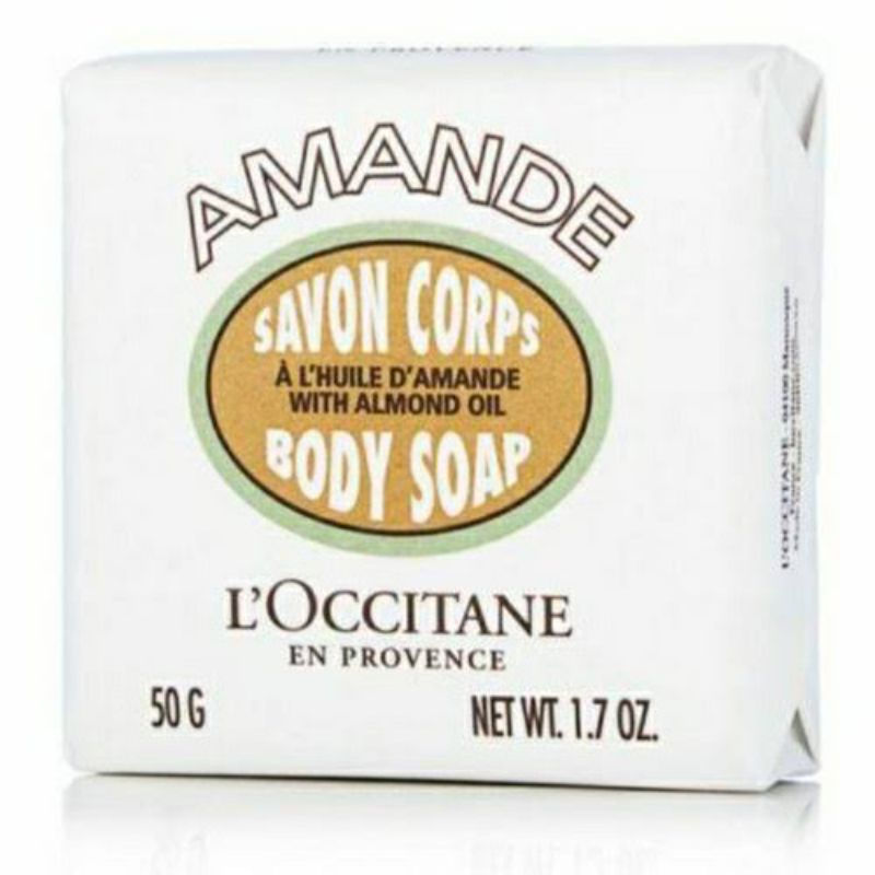 Jual L'occitane amande almond body soap 50g | Shopee Indonesia