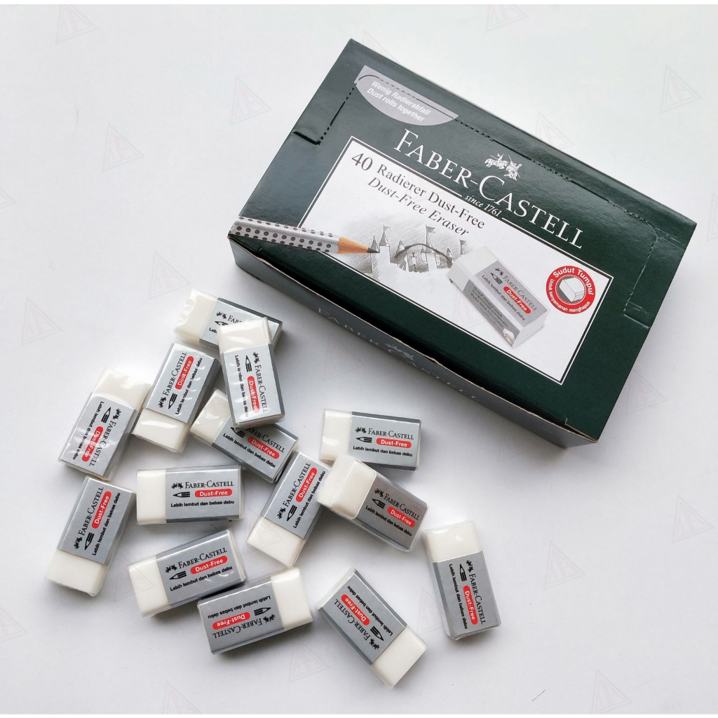 Jual Penghapus/Eraser Pensil Faber Castell Dust Free | Shopee Indonesia