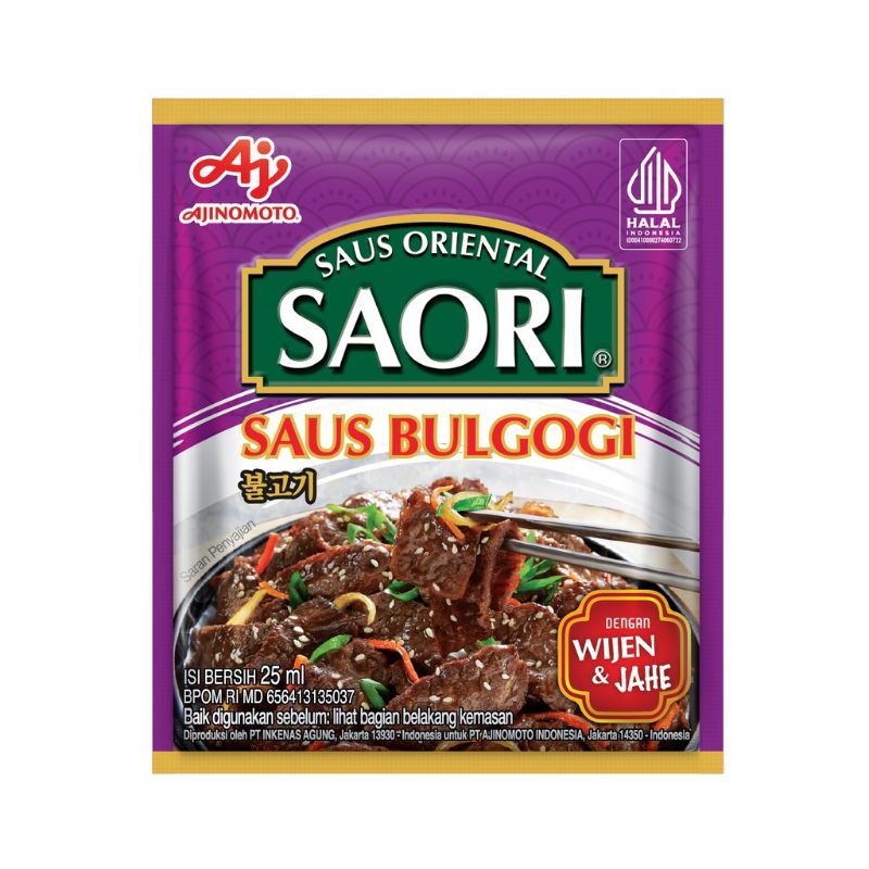 Jual Saori Saus Bulgogi Sachet 25ml | Shopee Indonesia