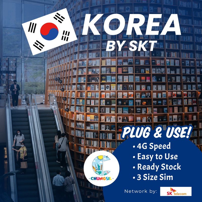 Jual Simcard South Korea Unlimited (FUP 2GB/day) Provider SKT 4G Sim card Korea | Shopee Indonesia