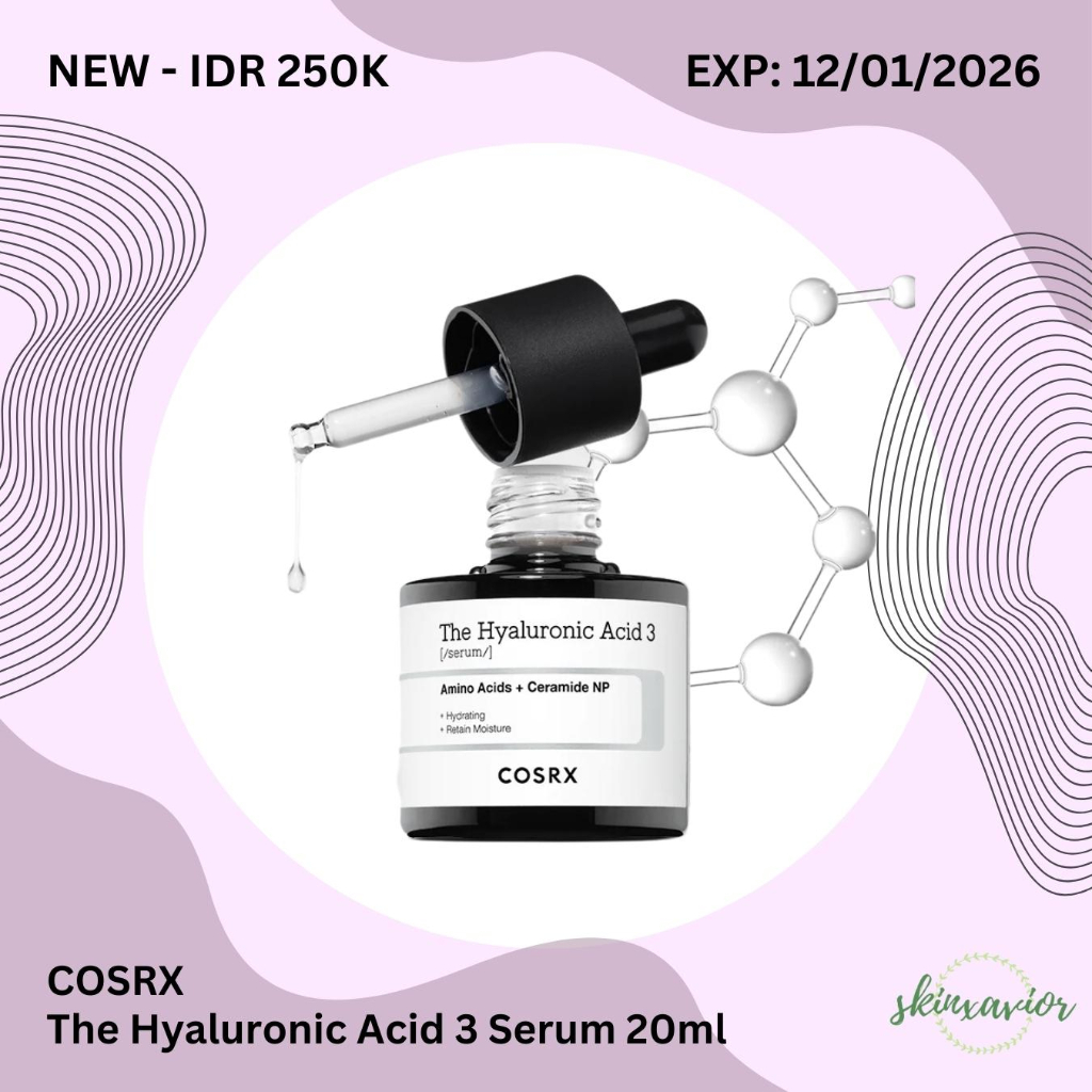 Jual [NEW] - COSRX The Hyaluronic Acid 3 Serum 20ml | Shopee Indonesia