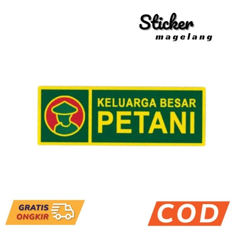 Jual sticker printing keluarga besar petani Sticker motor | Shopee ...