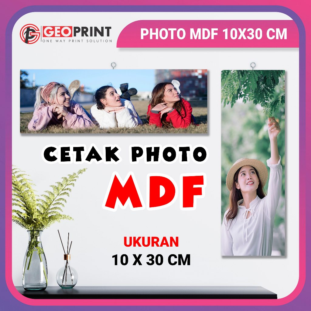 Jual CETAK FOTO KAYU MDF 10X30 CM CUSTOM | HIASAN DINDING FOTO SENDIRI ...