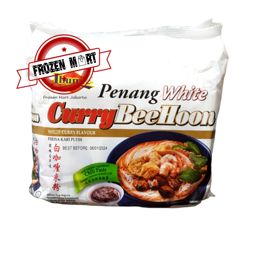 Jual IBUMIE Penang White Curry BeeHoon / Rice Vermicelli / Bihun Kari ...