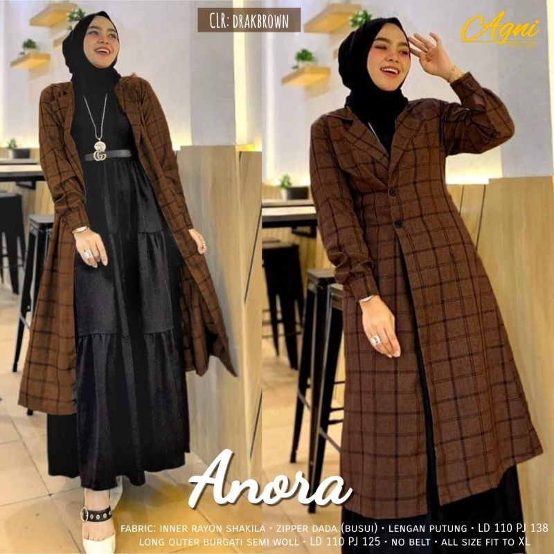 Jual ANORA DRESS 2IN1 BY AGNI | Shopee Indonesia