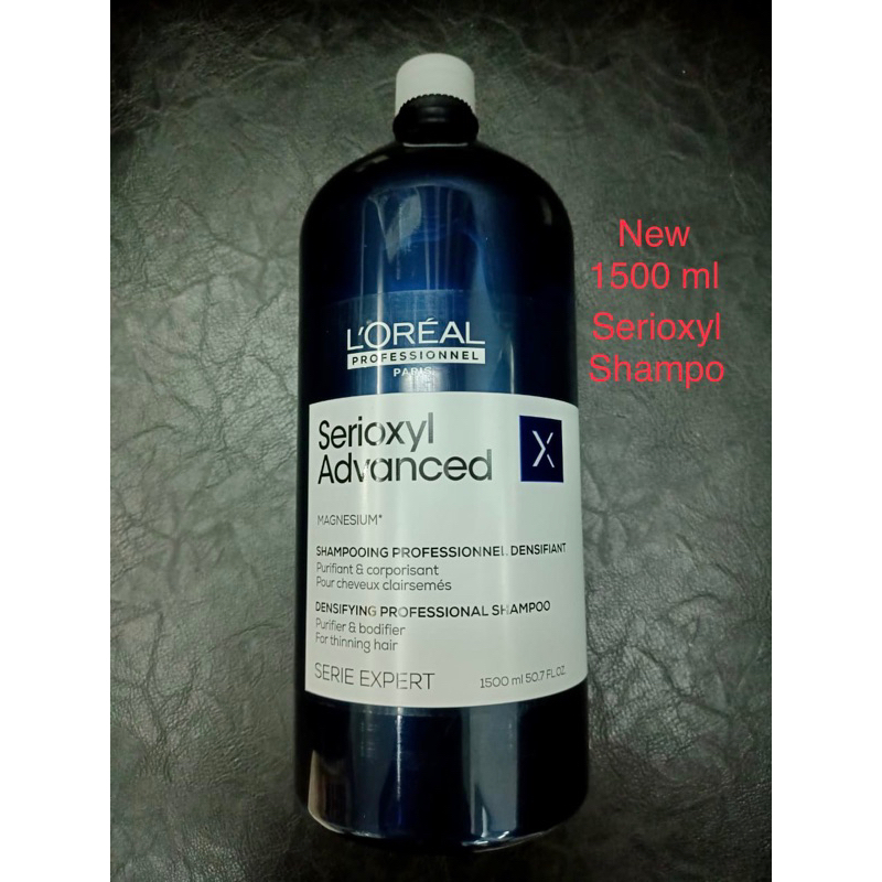 Jual LOREAL SERIE EXPERT SERIOXYL ADVANCED SHAMPOO 1500 ml | Shopee ...