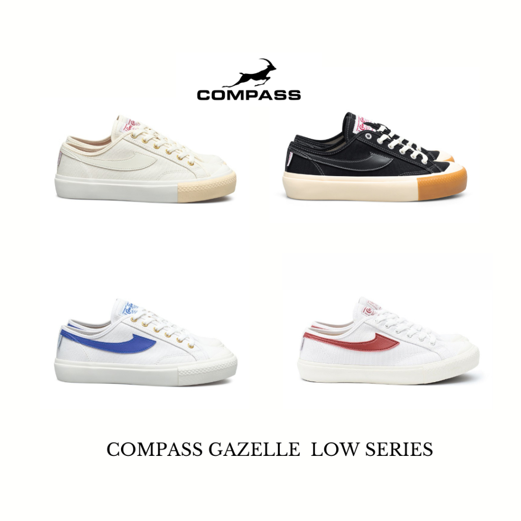 Jual [ORIGINAL 100%] COMPASS GAZELLE LOW | Shopee Indonesia