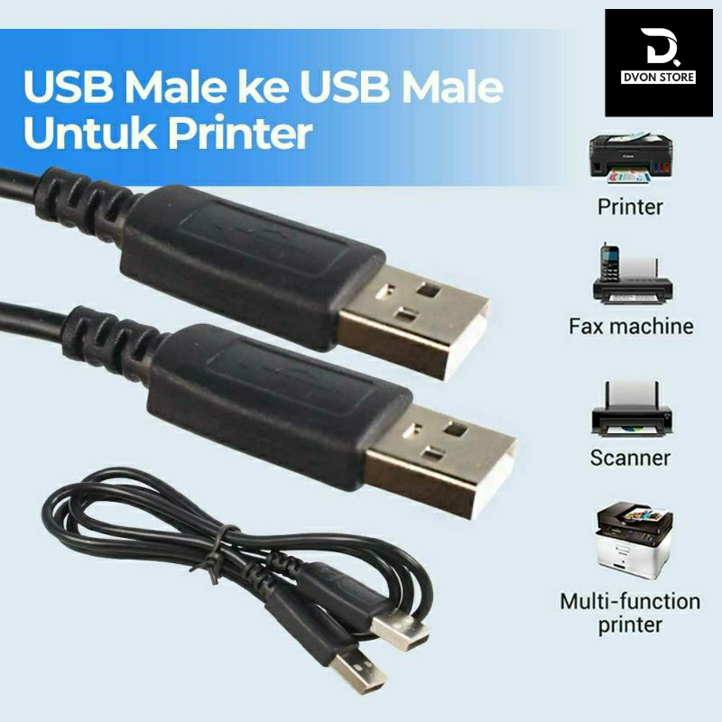 Jual Kabel USB Male ke USB Male Menghubungkan Perangkat Anda dengan ...