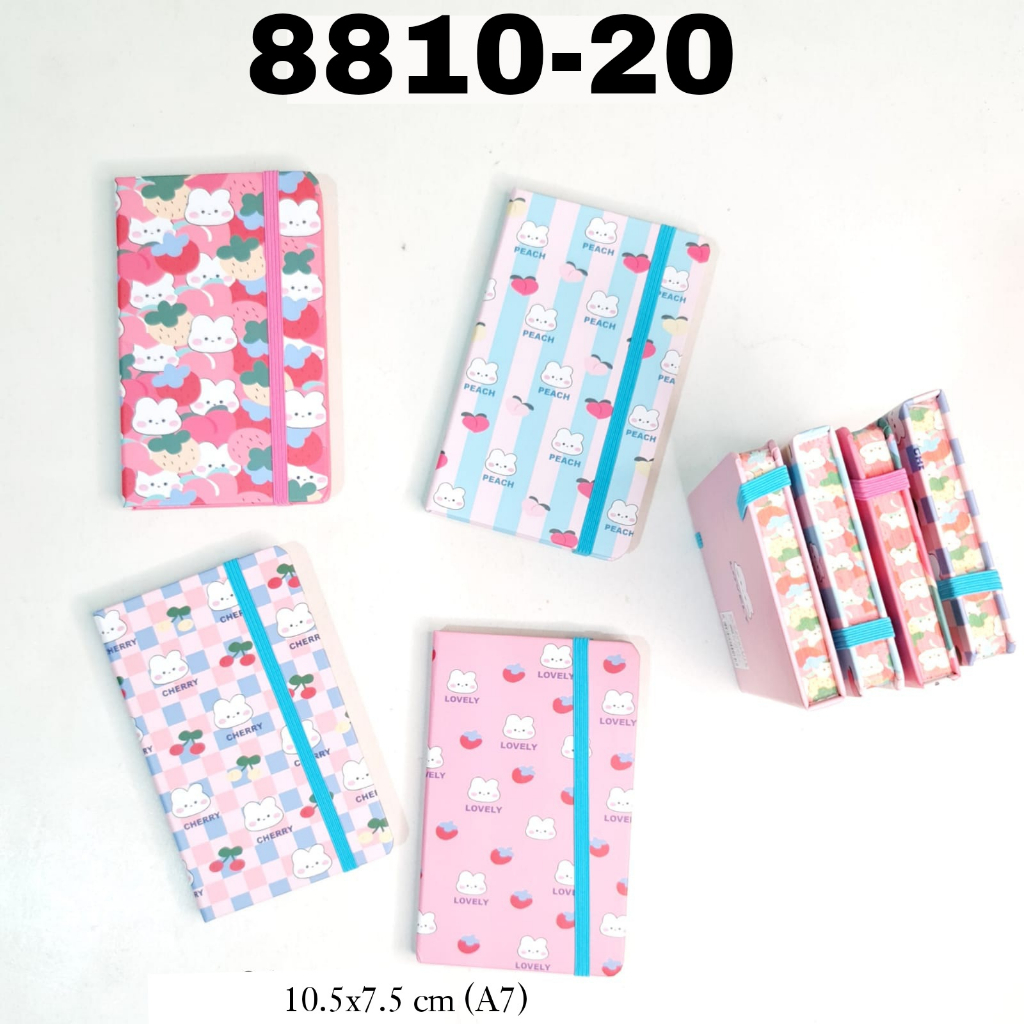 Jual MJ Notebook Tali Fancy A7 / Buku Catatan / Note book | Shopee ...