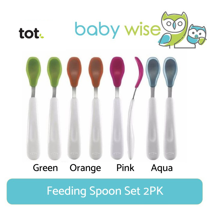 Jual 0X0 TOT Feeding Spoon Set 2PK | Shopee Indonesia