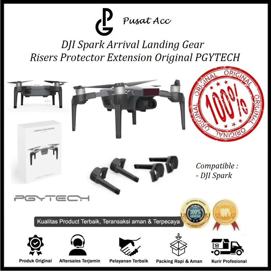 Jual DJI Spark Landing Gear Original for Spark Arrival Landing Gear ...