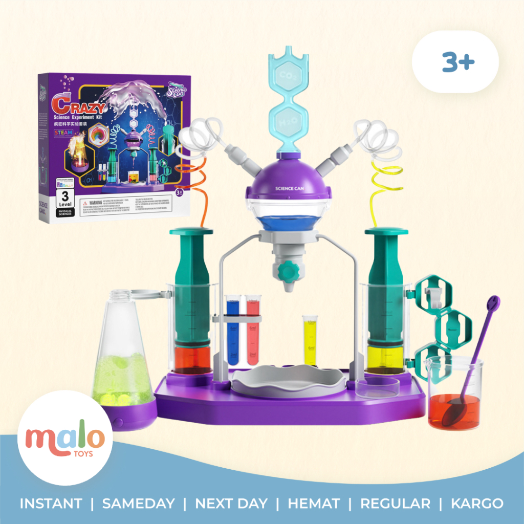 Jual MALOTOYS - SCIENCECAN Crazy Science Experiment Kit Lab Fisikia DIY ...