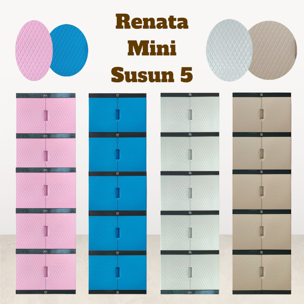 Jual RENATA MINI - Lemari Plastik 5 Susun | Shopee Indonesia