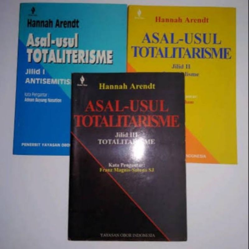 Jual Asal Usul Totalitarisme 1 - 3 - Hannah Arendt | Shopee Indonesia