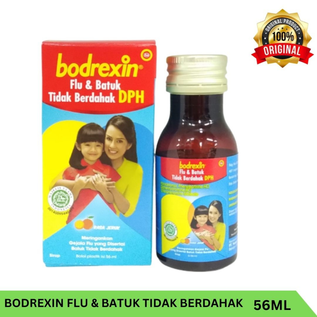Jual Bodrexin Flu dan Batuk Tidak Berdahak DPH Sirup 56 ml - Syrup Anak ...