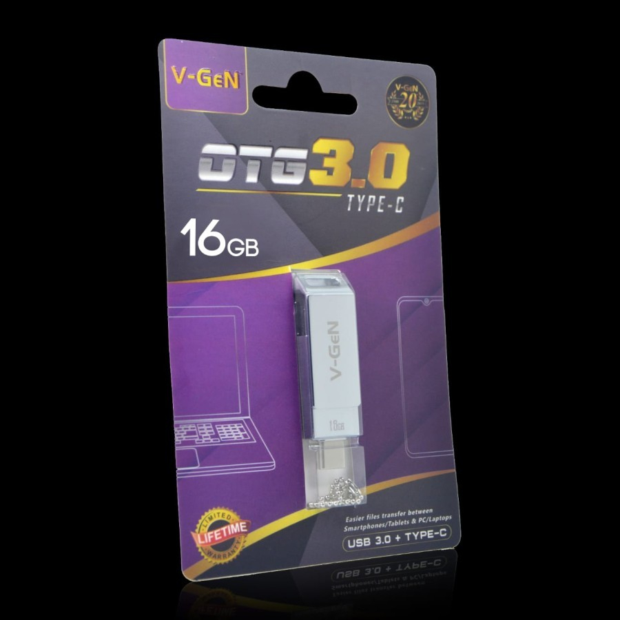 Jual OTG V-GeN USB Type C Flashdrive Flashdisk USB 3.0 VGEN | Shopee ...