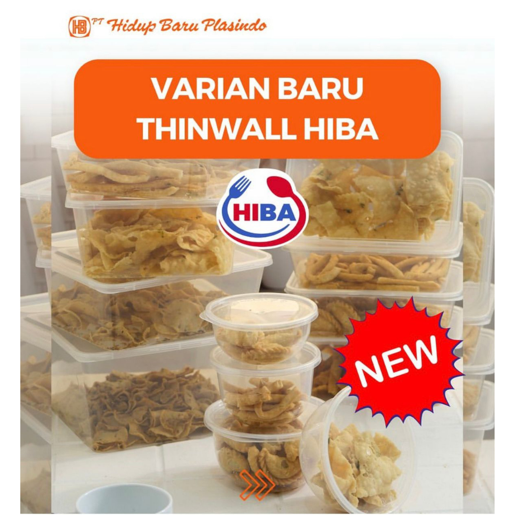 Jual (K-11) thinwal HIBA KLIR PROMO pembungkus thin bowl makanan ...