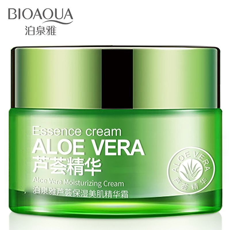 Jual BIOAQUA Aloe Vera 92% original, serum wajah essence shooting gel moisturizing cream ...