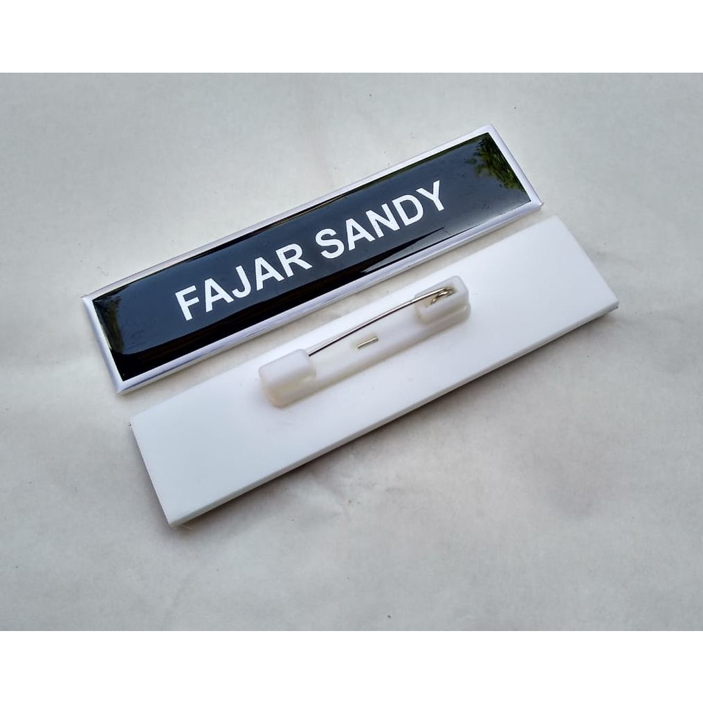 Jual PAPAN NAMA PENITI | PAPAN NAMA DADA CEMBUNG - RESIN - TIMBUL ...