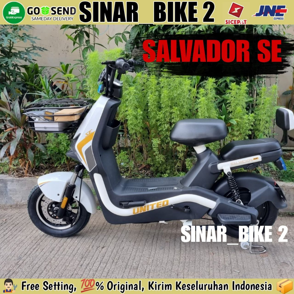 Jual Sepeda Motor Listrik United Salvador Se 500 Watt And United Espana 2
