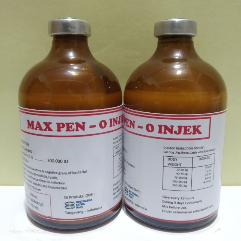 Jual penstrep ~ max pen o injek 100ml (like a procaben) | Shopee Indonesia