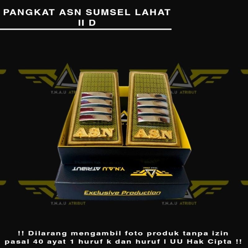 Jual ATRIBUT ASN / PANGKAT ASN SUMSEL LAHAT GOLONGAN 2D EXCLUSIVE ...