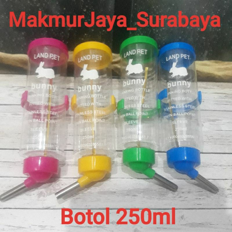 Jual Botol minum 250ml untuk Hamster kelinci marmut sugar gliders ...