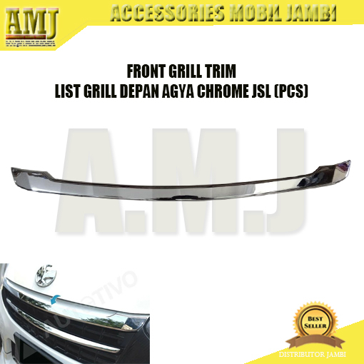 Jual FRONT GRILL TRIM LIST GRILL DEPAN AGYA CHROME JSL (PCS) | Shopee ...