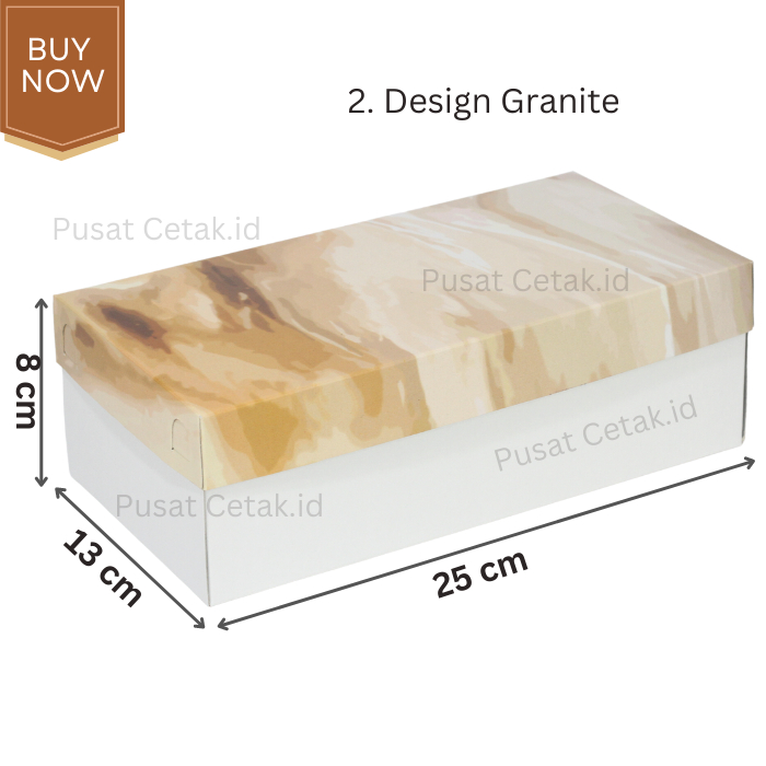 Jual Kotak Donat, Box Packaging Kue Full Color, Dus Serbaguna 25 x 13 x ...