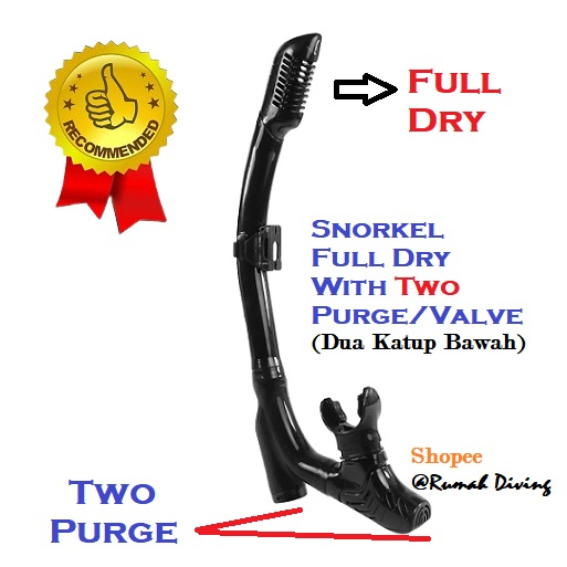 Jual Selang Snorkel Full Dry Two Duo Dua Double Valve Purge Pipa ...