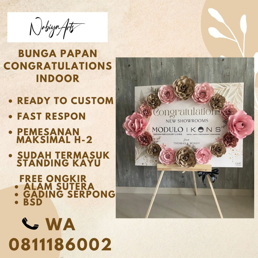 Jual Papan Bunga indoor (wedding, grand opening ) | Shopee Indonesia